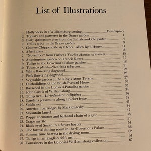 Flower World of Williamsburg Colonial America Gardens Joan Dutton 1973 ...