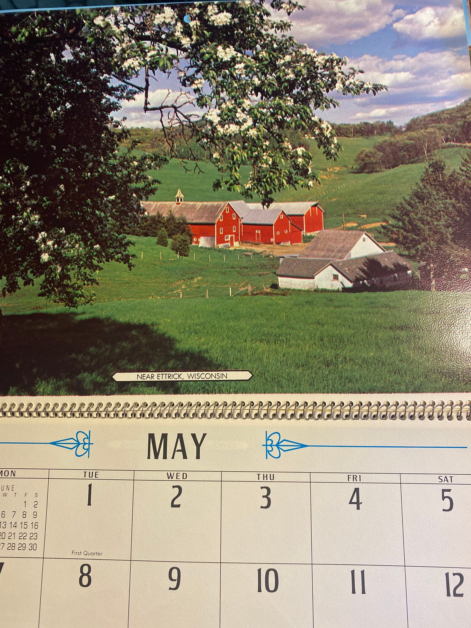 Scenes of America 1990 Calendar - Marathon Fuels / Oil Company ...