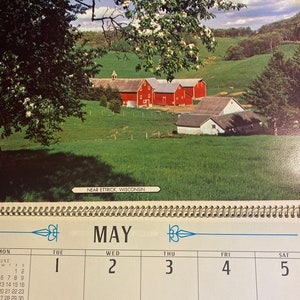 Scenes of America 1990 Calendar - Marathon Fuels / Oil Company ...