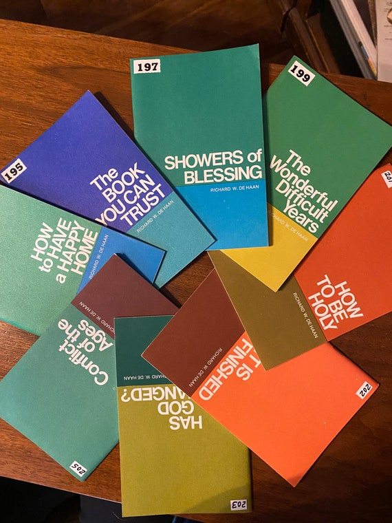 Richard De Haan 1972 Christianity Evangelism Radio Bible - Etsy