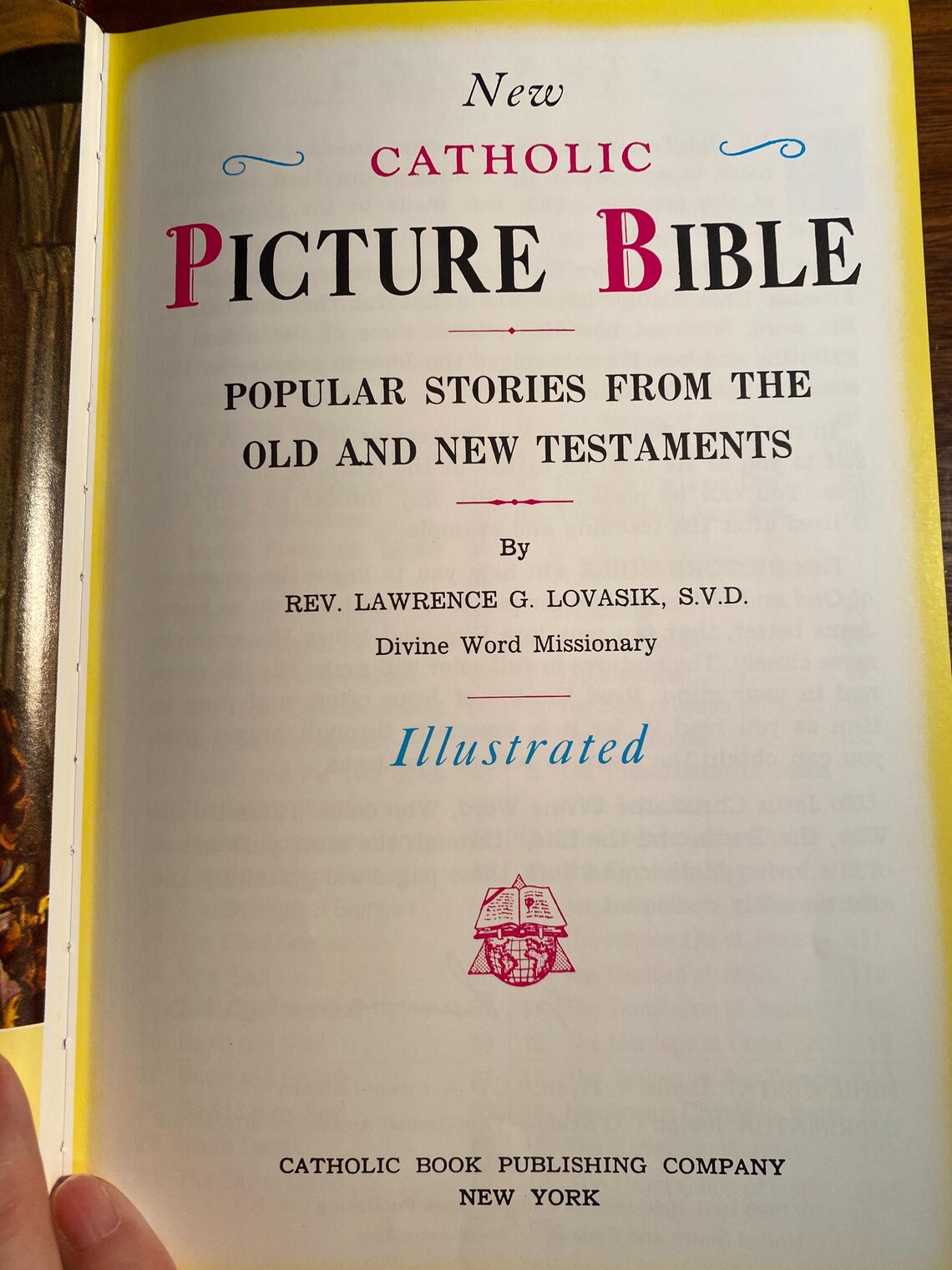 Catholic Picture Bible: Popular Stories From Old and New Testaments ...