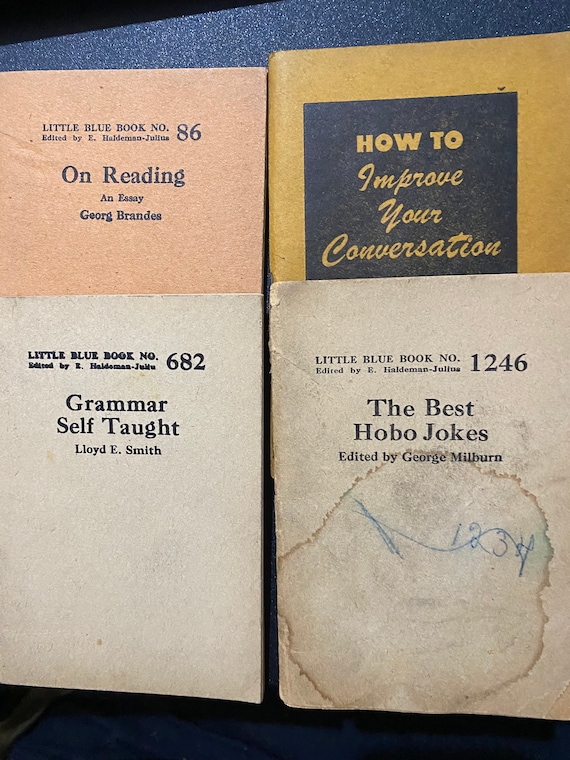 Rare Pamphlet Little Blue Book Choose Title: Conversation - Etsy