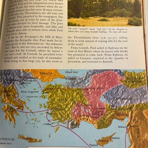 Golden Bible Atlas Color Maps - Samuel Temen - 1975 - Illustrated Guide ...