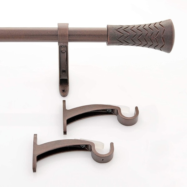 Wood Curtain Rod - Etsy