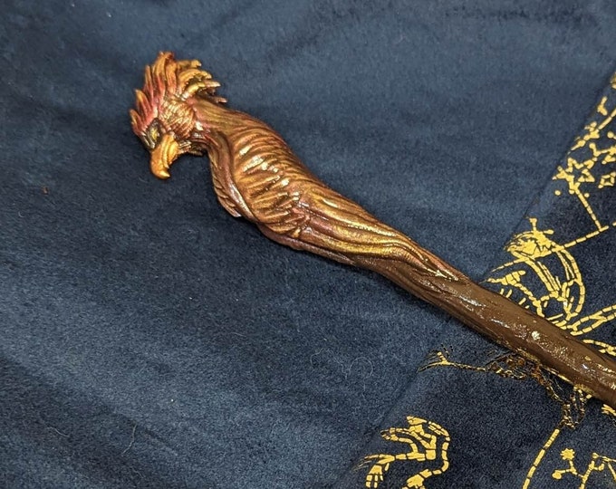 Phoenix Rebirth Wand 3D Print - Etsy