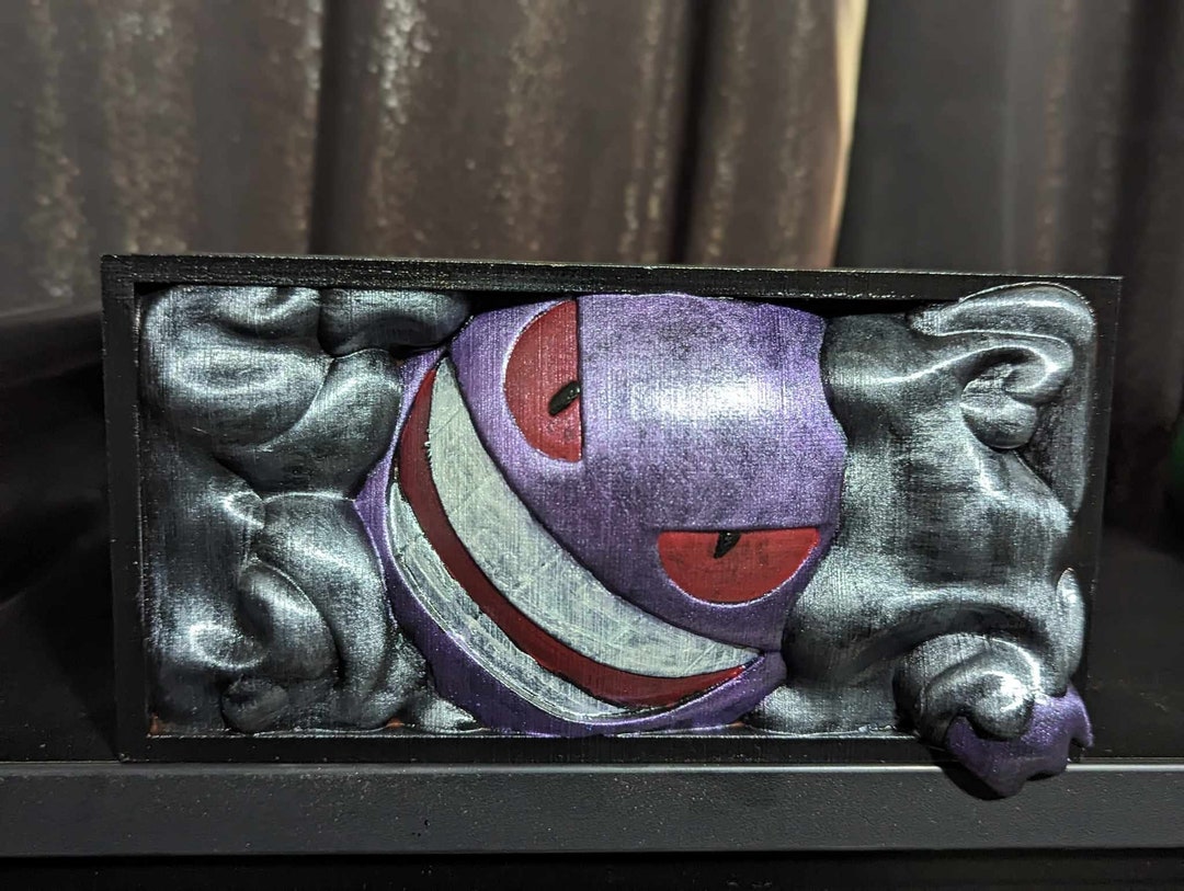 Gengar Book Nook 3D Print - Etsy
