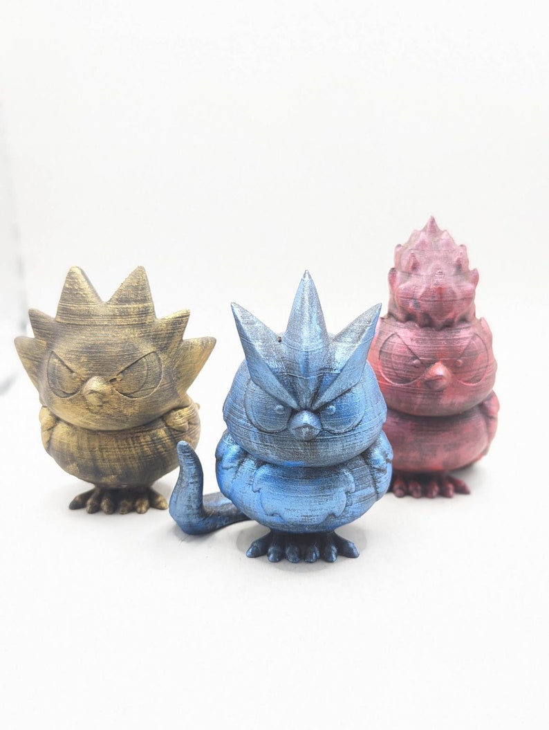 Chibi Legendary Birds 3D Print - Etsy
