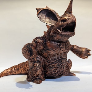 Bronzed Ornamental Nidoking 3D Print - Etsy