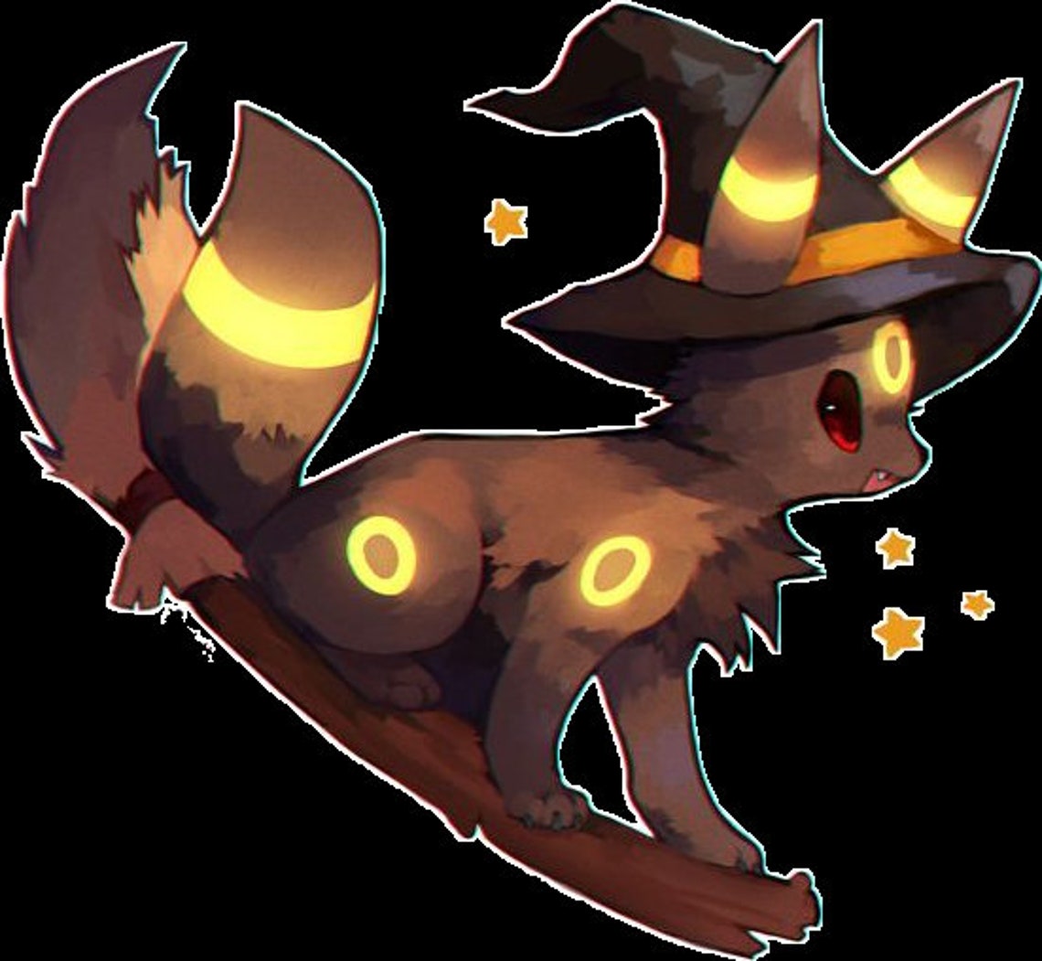 Pokemon Umbreon Halloween vector.png | Etsy