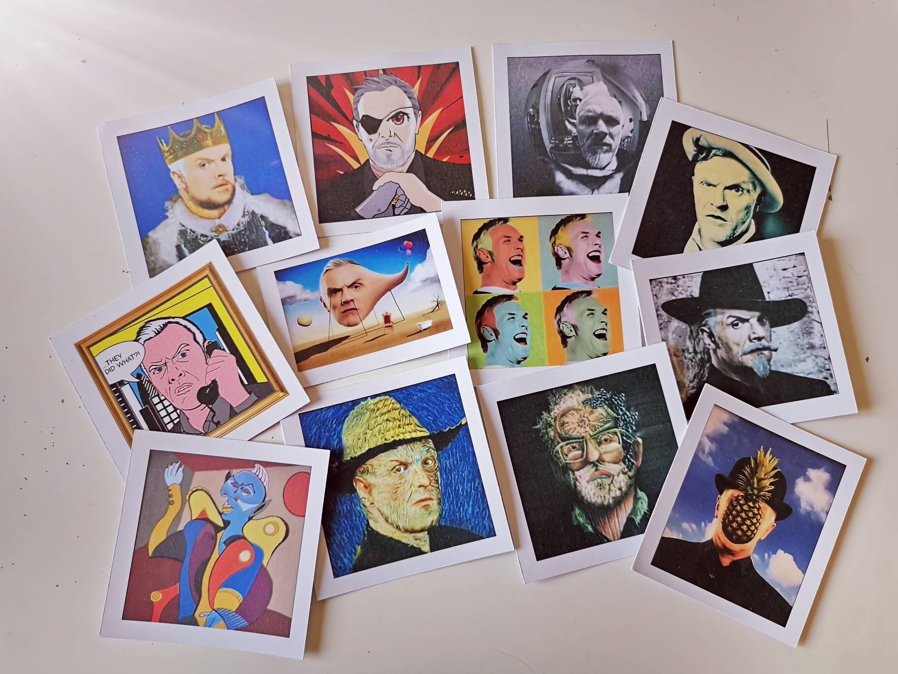 Taskmaster Greg Davies set of 13 stickers. Portraits from | Etsy