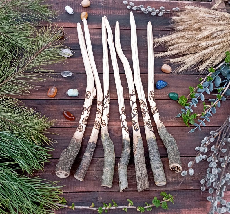 Oak Wand,ritual Magic Wand Used to Promote Spiritual Growth and ...