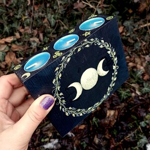 Lilith Sigil Candle Holder, Lilith Triple Triad Altar, Lilith Worship ...