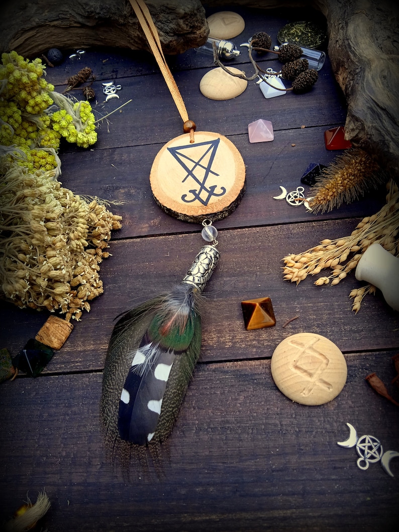 Symbol of Lucifer, Sigil of Lucifer Hanging, Gift Occult Hanging ...