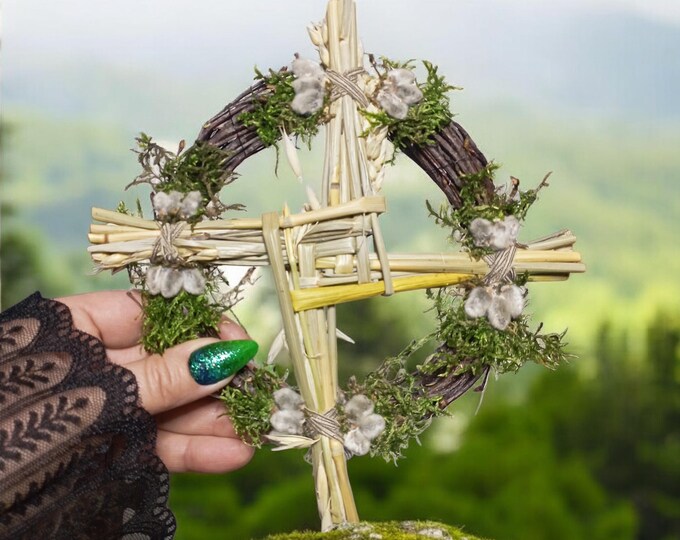 Wiccan Wall Hanging / Altar Piece - the Universal Power - Beautiful ...