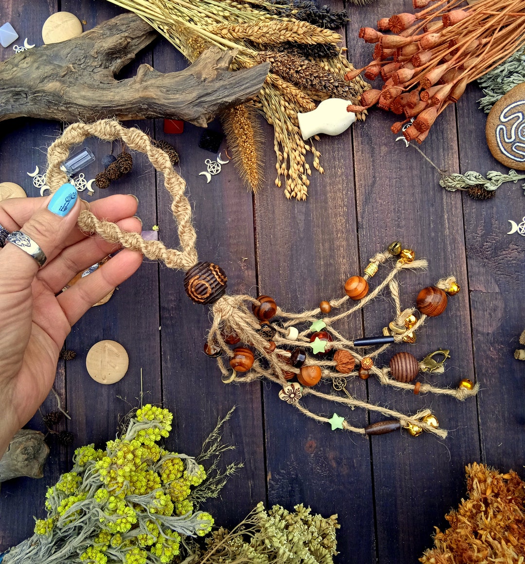 Witch Bells Occult Decor, Handmade Wiccan Altar Decor, Art Pagan ...