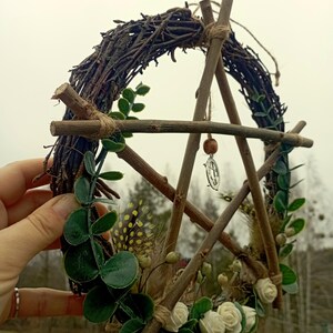 Pentacle of Protection, Door Wreath, Witch Wreath, Decor Wiccan ...