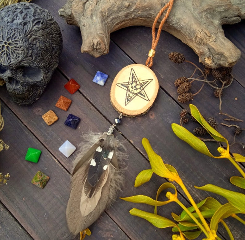 Symbol of Lucifer, Sigil of Lucifer Hanging, Gift Occult Hanging ...