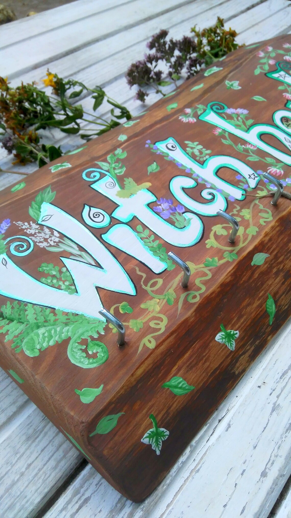 Herb Drying Rack Handmade Hand Drawn Witch Home Decor Dried - Etsy