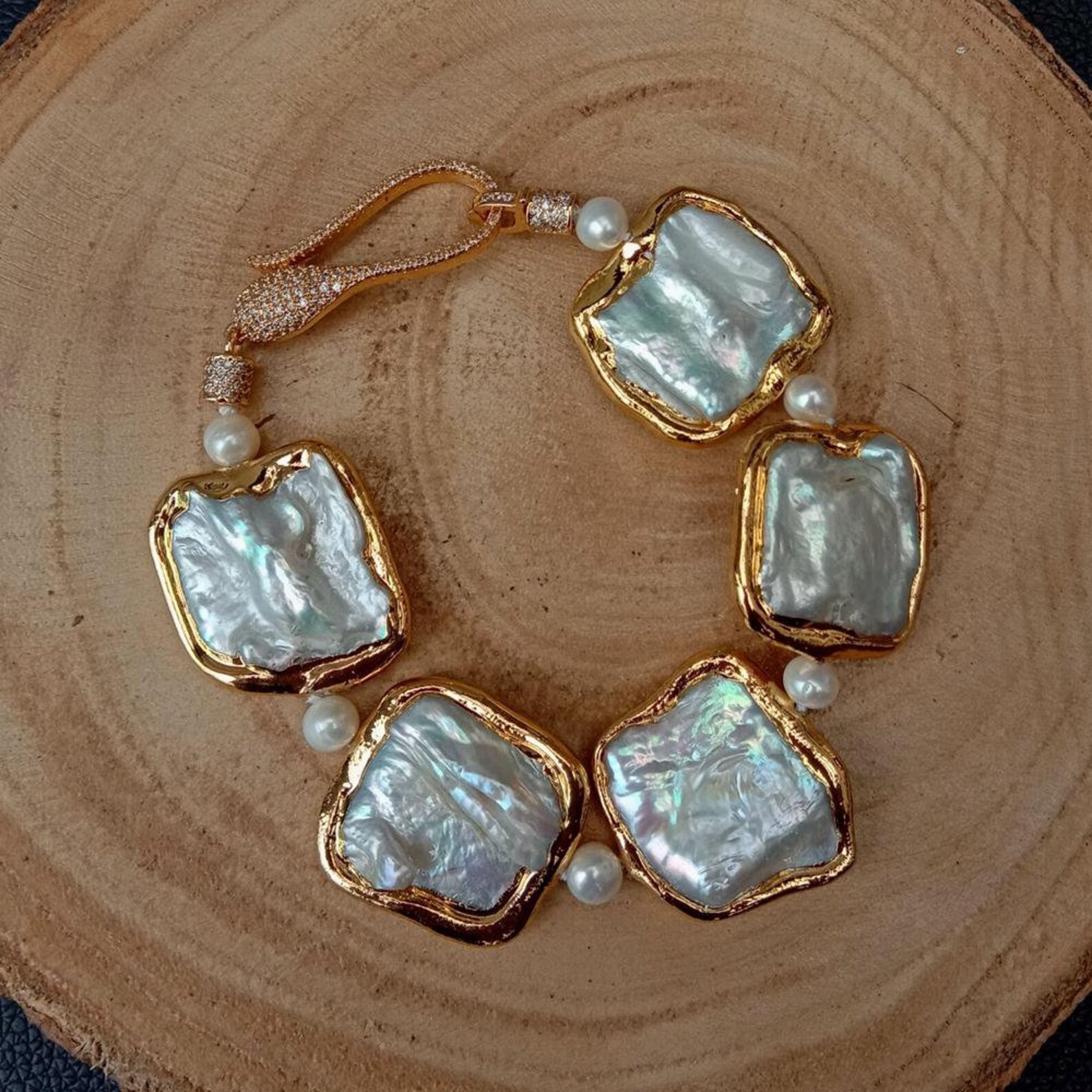 Handmade Fresh Water Pearl Jewelry Pearl Necklace Keshi - Etsy Canada