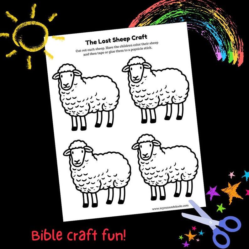 The LOST SHEEP Parable, Jesus is the Good Shepherd, Jesus Saves ...