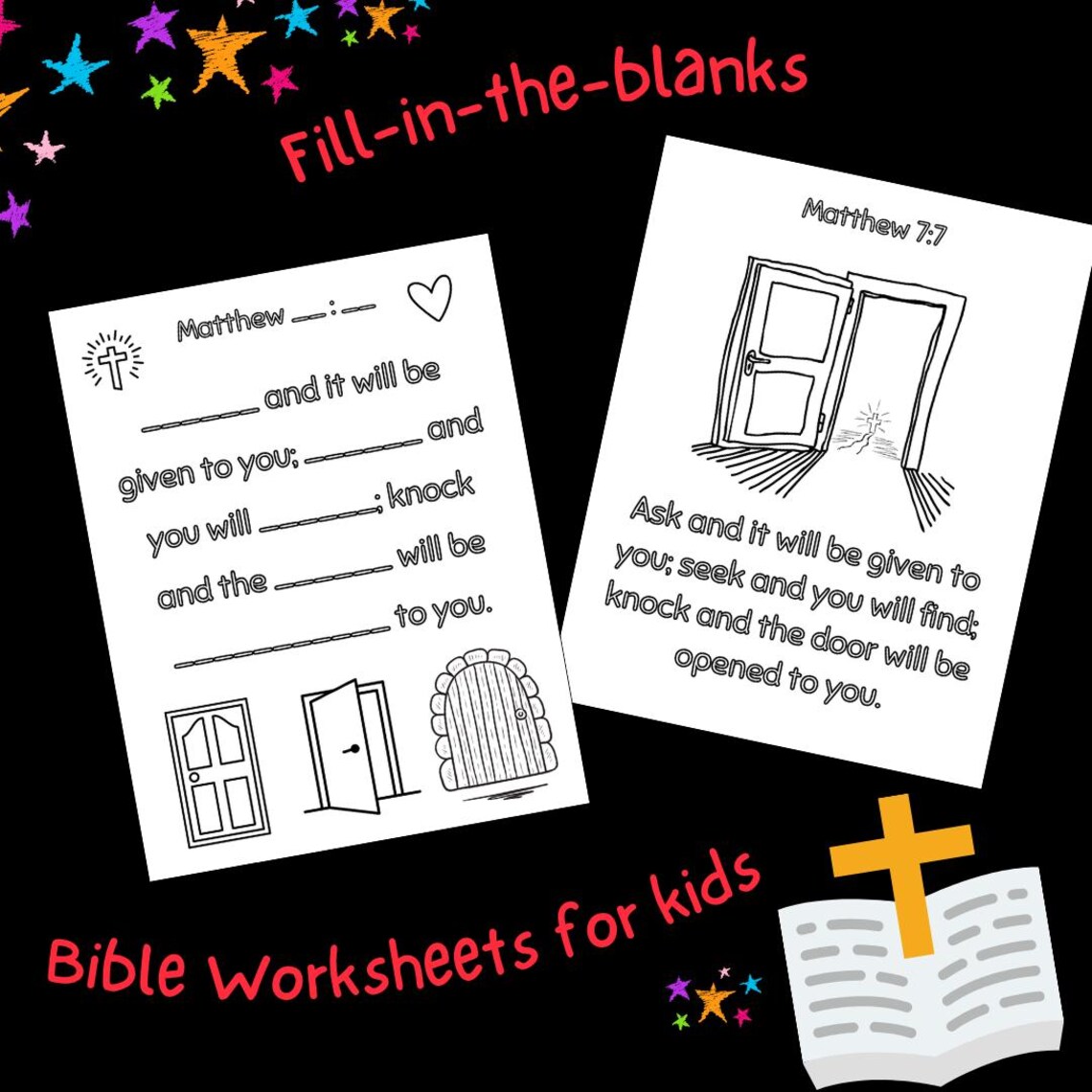 SEEK Ye FIRST Kingdom of God Matthew 6:33 Lesson, Bible Bookmark Craft ...