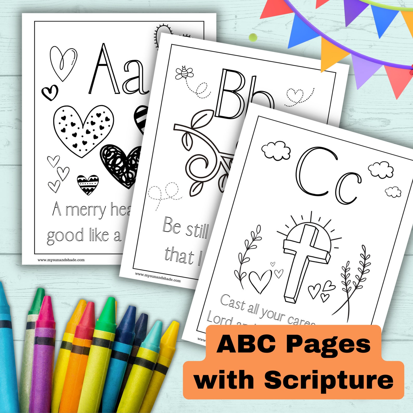ALPHABET Bible Book, 26+ ABC Bible Bundle, Alphabet Verse Craft, Pre-k ...