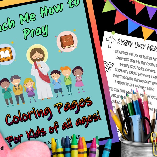 Teach Me to Pray Craft - Etsy