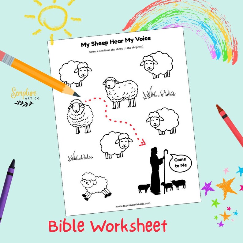 The Parable of the LOST SHEEP, Bible Lesson for Kids All Ages, Youth ...