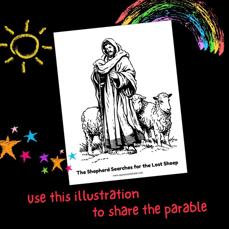 The LOST SHEEP Parable, Jesus is the Good Shepherd, Jesus Saves ...