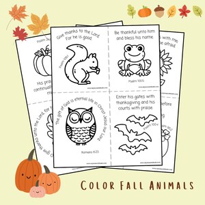 EASY Fall Craft, Happy Fall, Bible Verses Printables, October Coloring ...