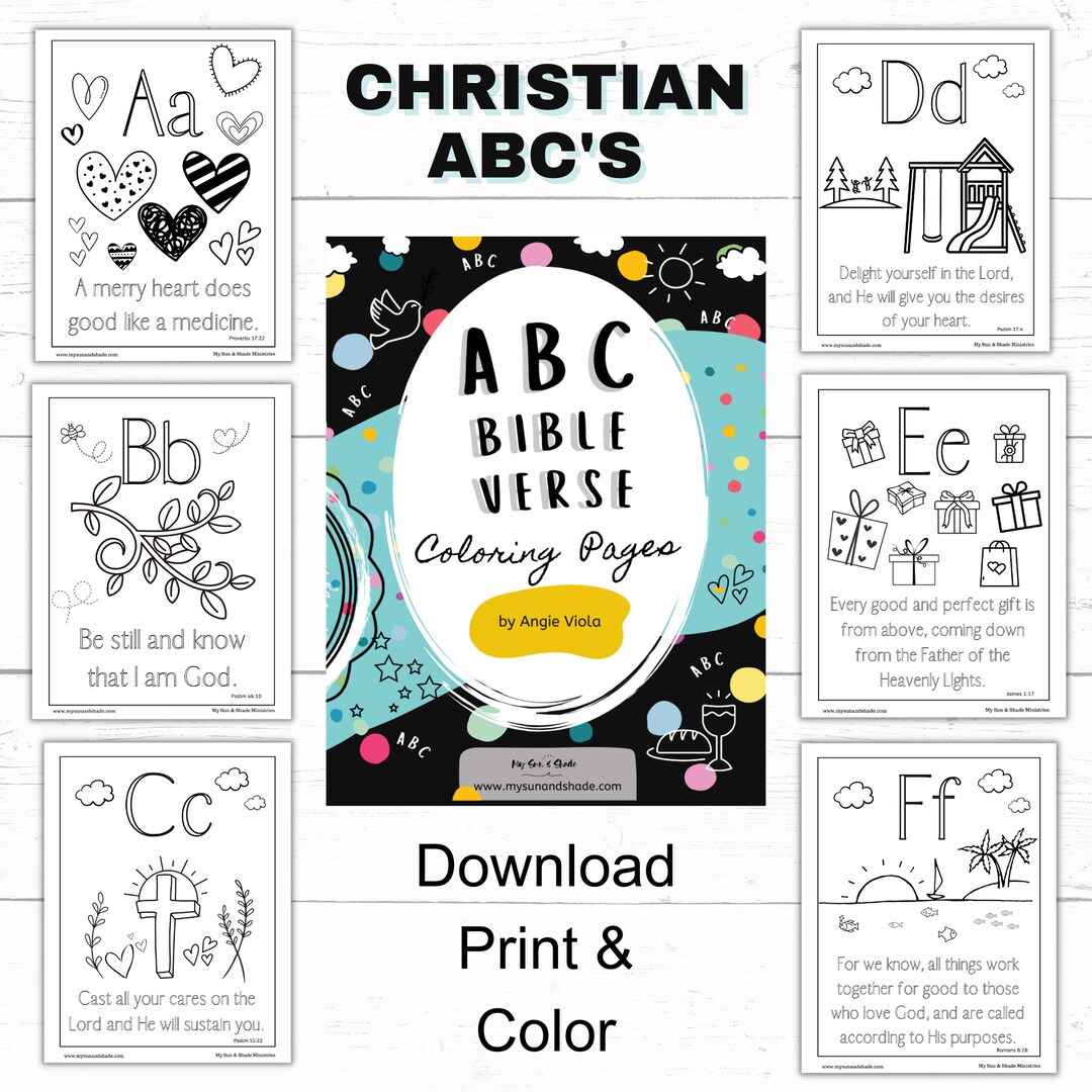 CHRISTIAN ABC'S for School, Teach Kids to Memorize Scripture With the ...