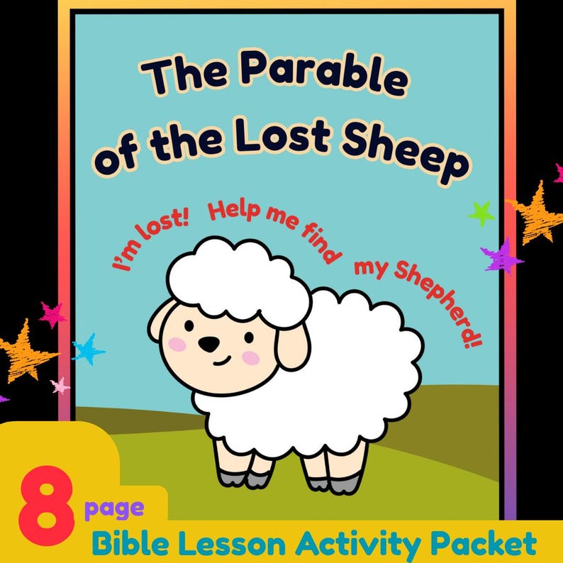 The LOST SHEEP Parable, Jesus is the Good Shepherd, Jesus Saves ...