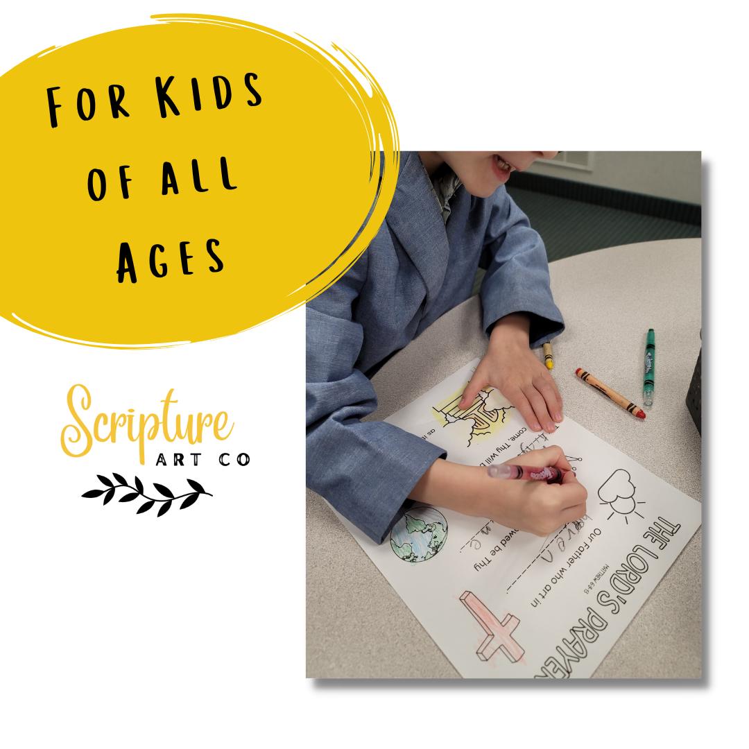 The Lord's Prayer Printout, the Lord's Prayer Book, the Lord's Prayer ...