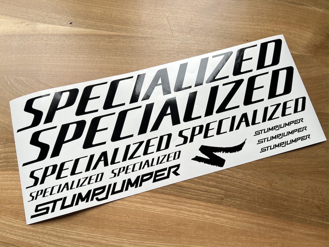 Custom Stumpjumper Specialized Decals Stikers. Check the Size in the ...