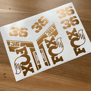 FOX 36 PERFORMANCE ELITE 2022 Decals Stikers - Etsy