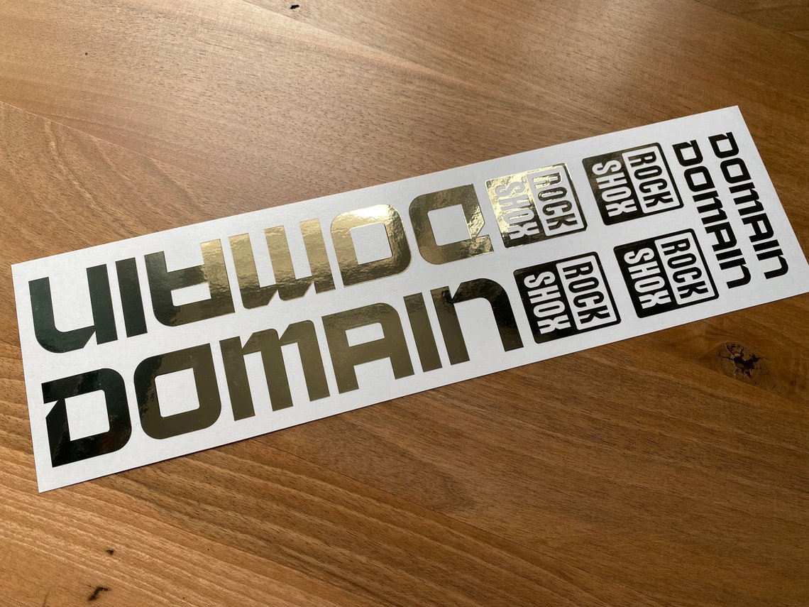 Rock Shox DOMAIN RC DOMAIN R 2022 Decals Stikers - Etsy
