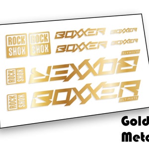 Rock Shox Boxxer 2020 Decals Stikers - Etsy
