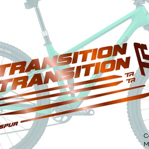 Transition SPUR CARBON 2020+ Sticker Kit - Etsy