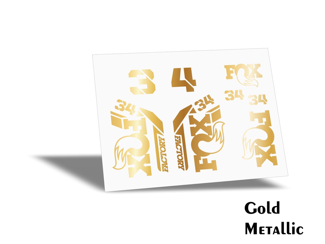 Fox 34 Factory 2021 Decals Stikers | Etsy