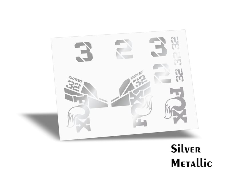 Fox 32 Factory 2021 Decals Stikers - Etsy