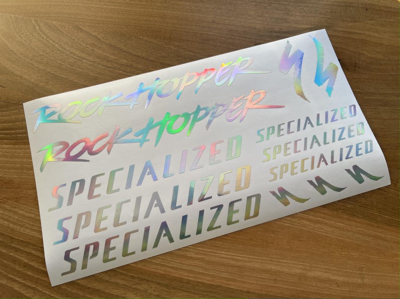 Custom Specialized Rockhopper Retro 90s Decals Stikers. Check the Size ...