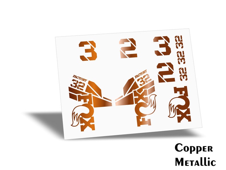 Fox 32 Factory 2021 Decals Stikers - Etsy