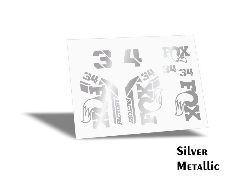 Fox 34 Factory 2021 Decals Stikers - Etsy