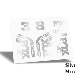Fox 38 Factory 2021 Decals Stikers - Etsy