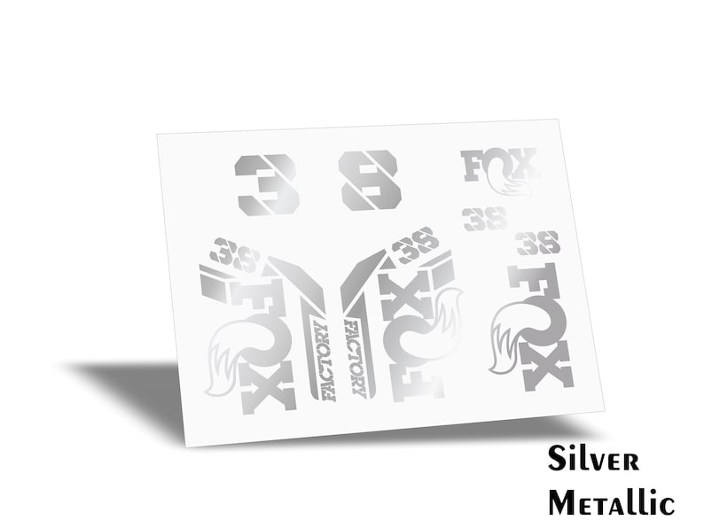 Fox 38 Factory 2021 Decals Stikers | Etsy