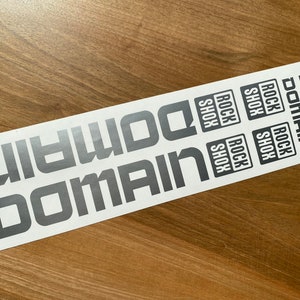 Rock Shox DOMAIN RC ,DOMAIN R, 2022 Decals Stikers - Etsy