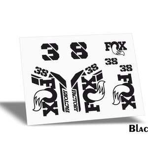 Calcomanías Fox 38 Factory 2021 - Etsy México