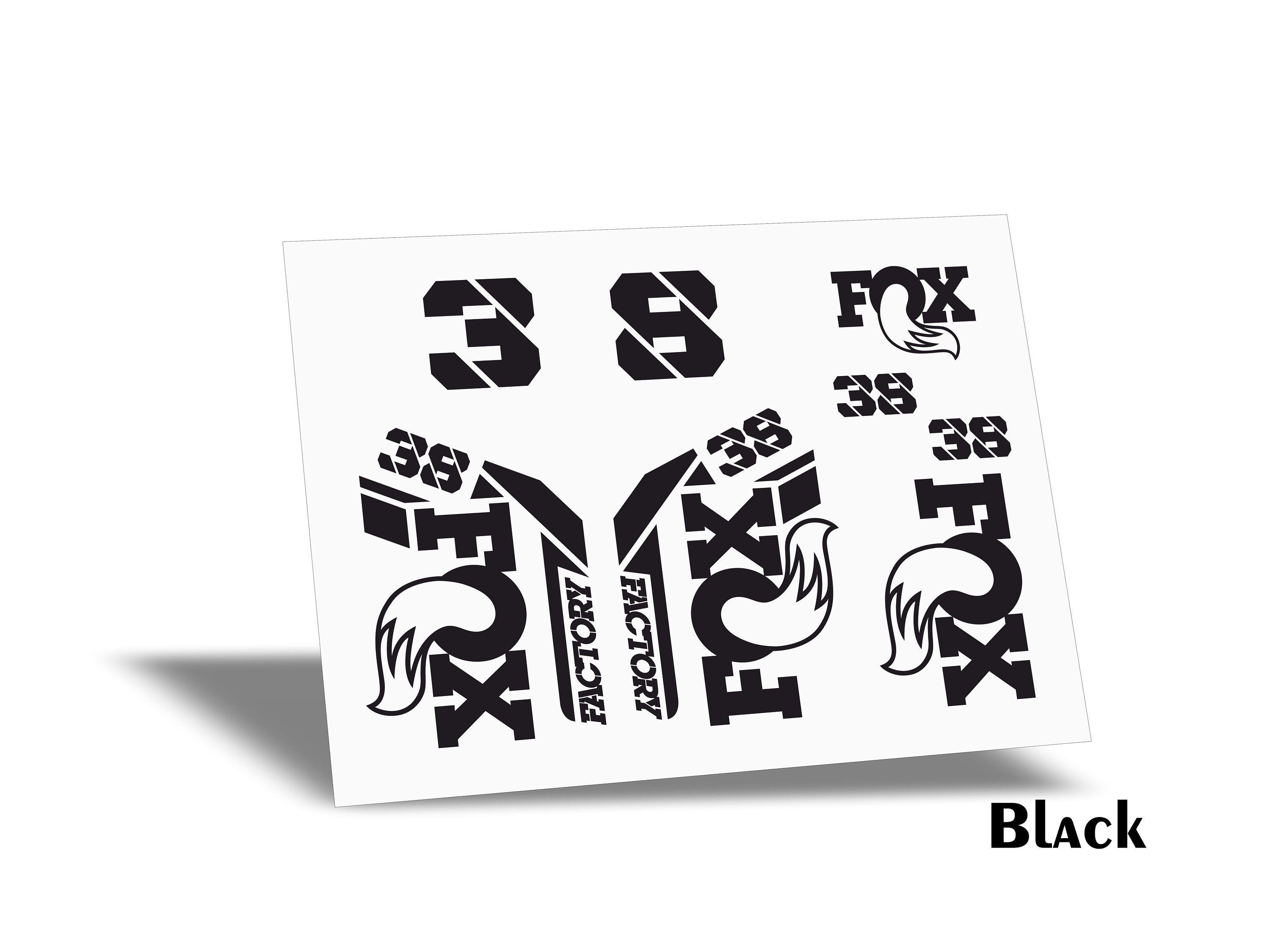 Fox 38 Factory 2021 Decals Stikers | Etsy