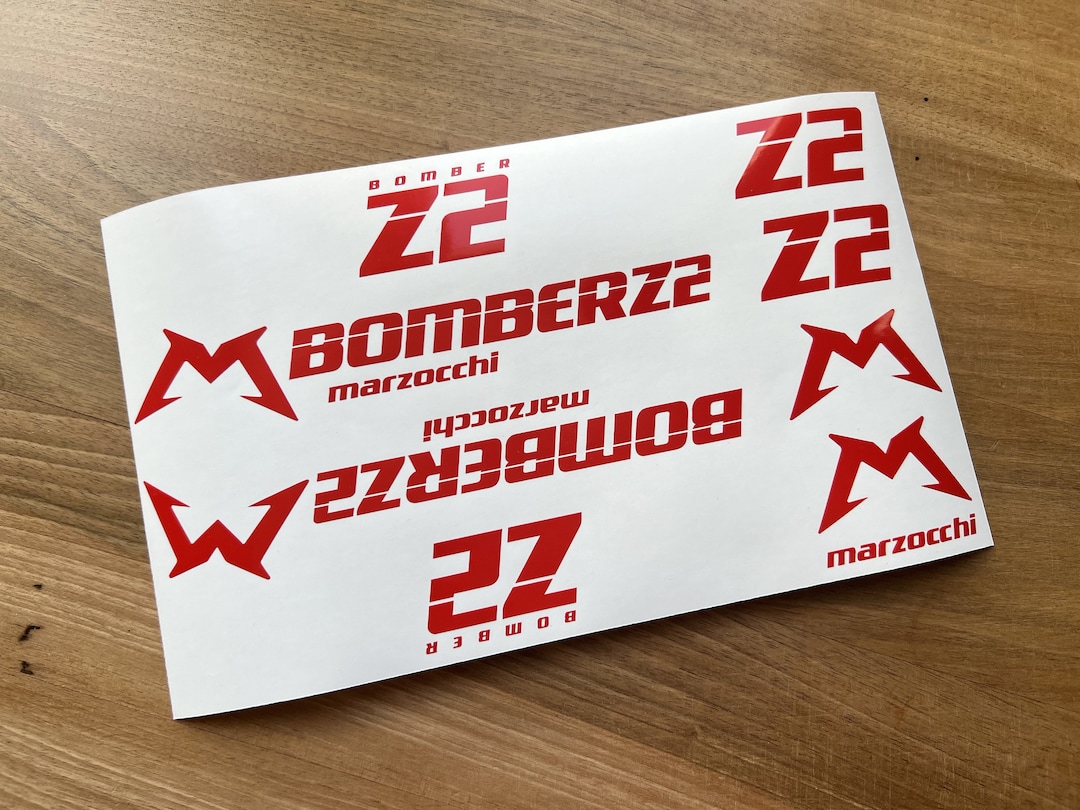 Marzocchi BOMBER Z2 Decals Stikers - Etsy
