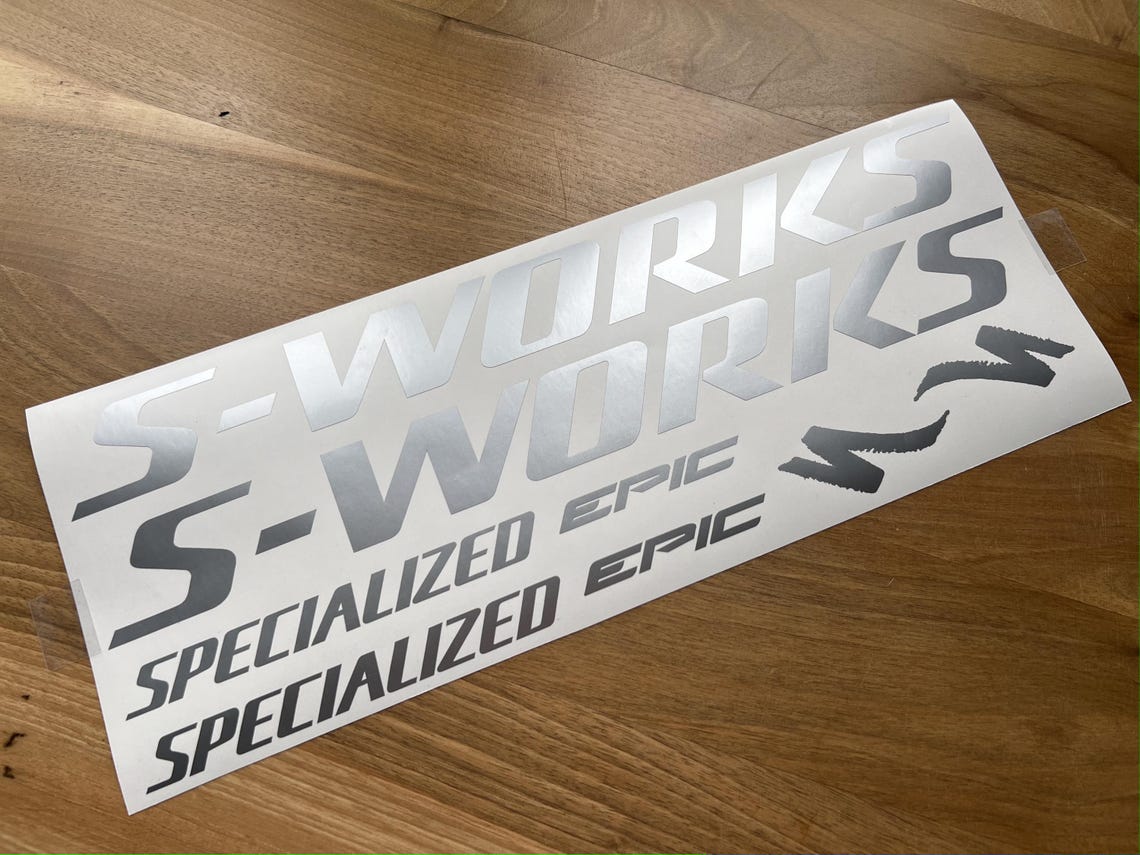 Custom Epic S-work Decals Stikers. Check the Size in the Description ...